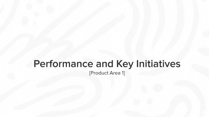 Monthly/quarterly business review template by Diana Stepner