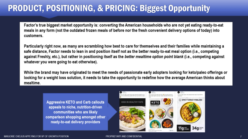 Customer acquisition strategy presentation at B2C app