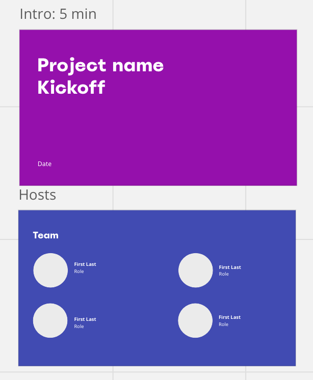 Kickoff with a workshop