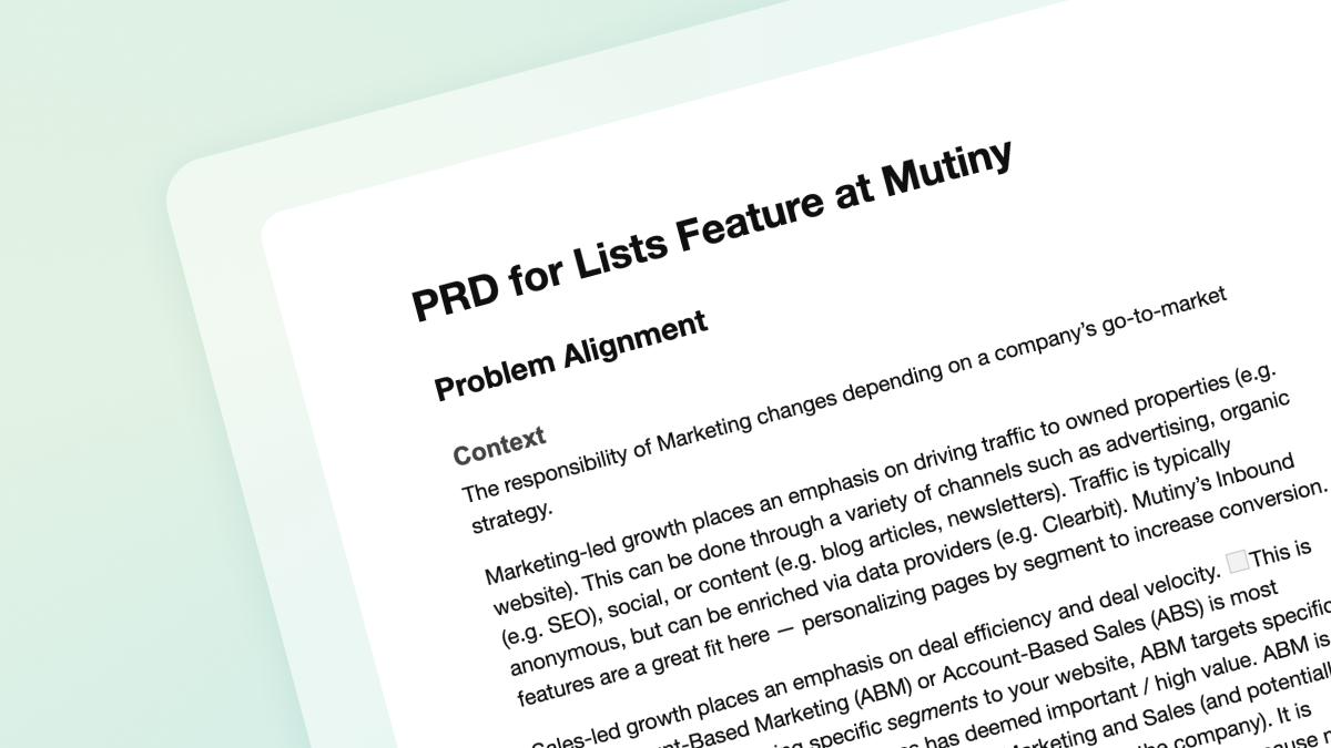 Product Requirement Document (PRD) Templates and Examples - Reforge