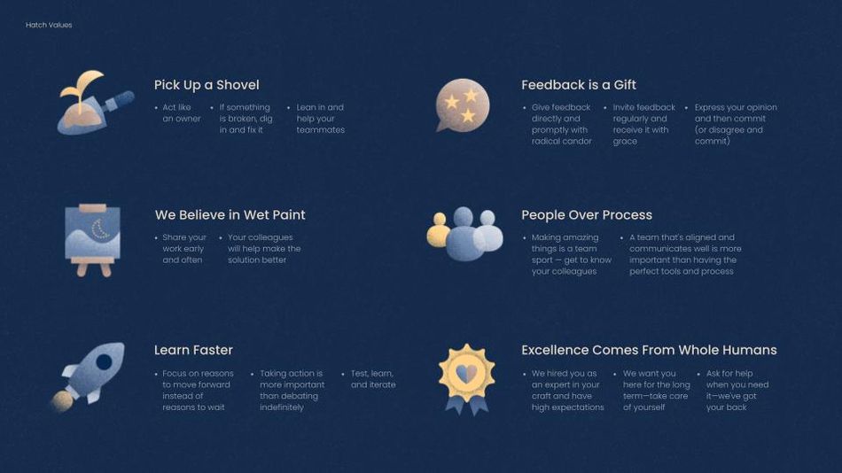 Company Values at Hatch
