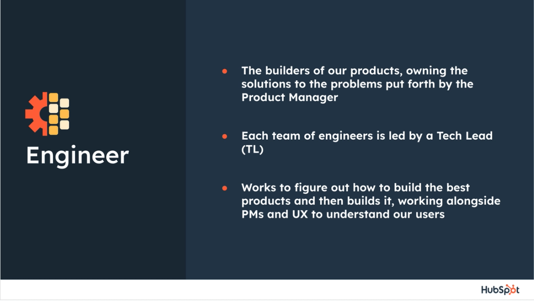 Product Org Structure Presentation at HubSpot