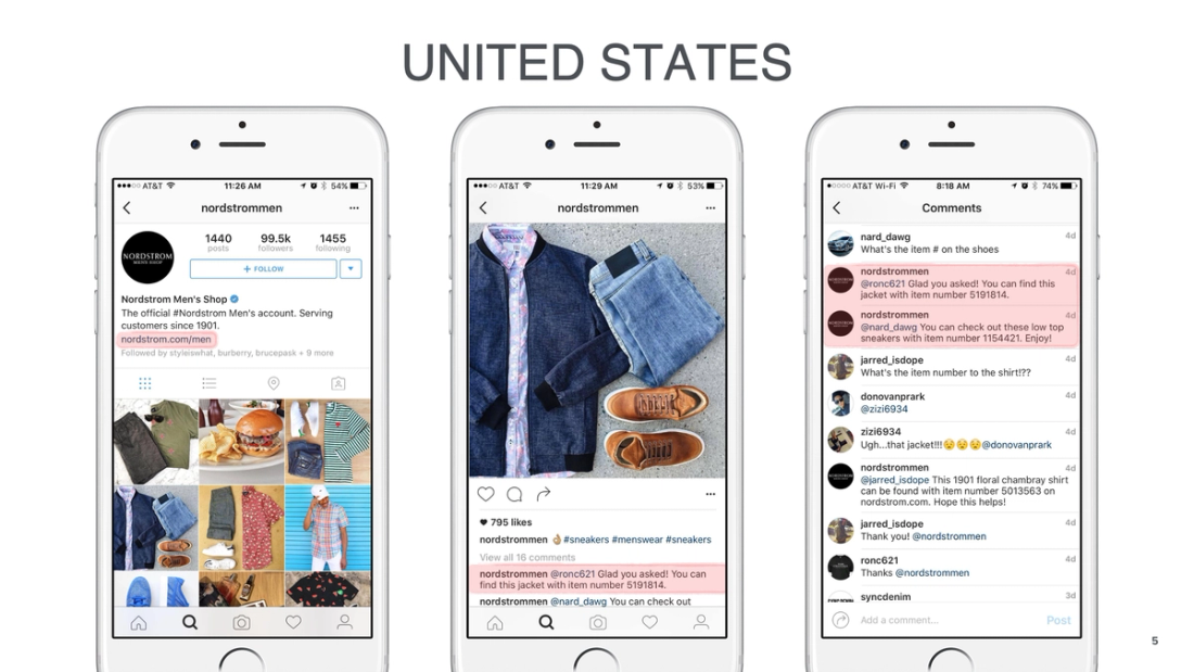 Pitch Deck for Instagram Shopping