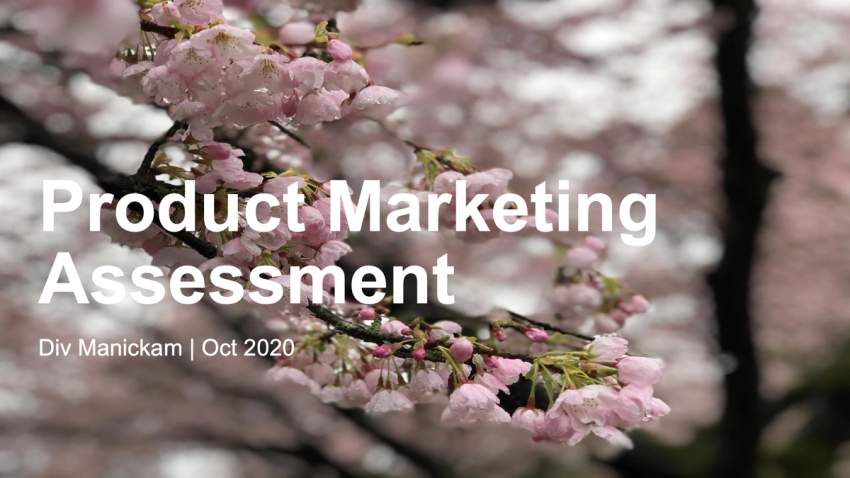 Product Marketing Assessment at Lenovo