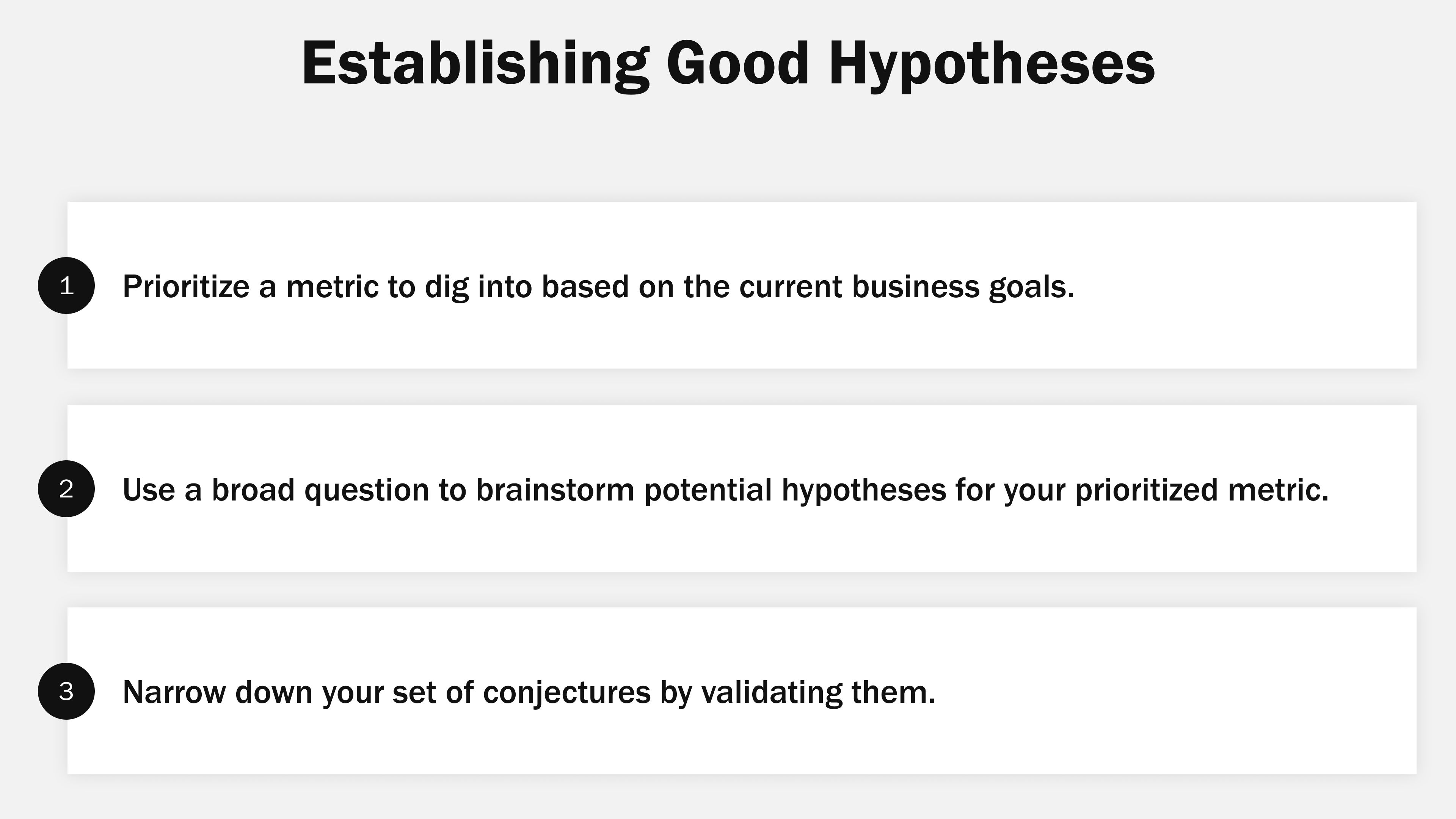 Generate data insights