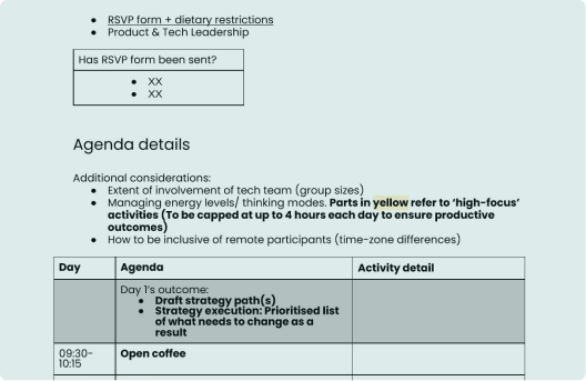 Event Planning Guide Templates and Examples - Reforge