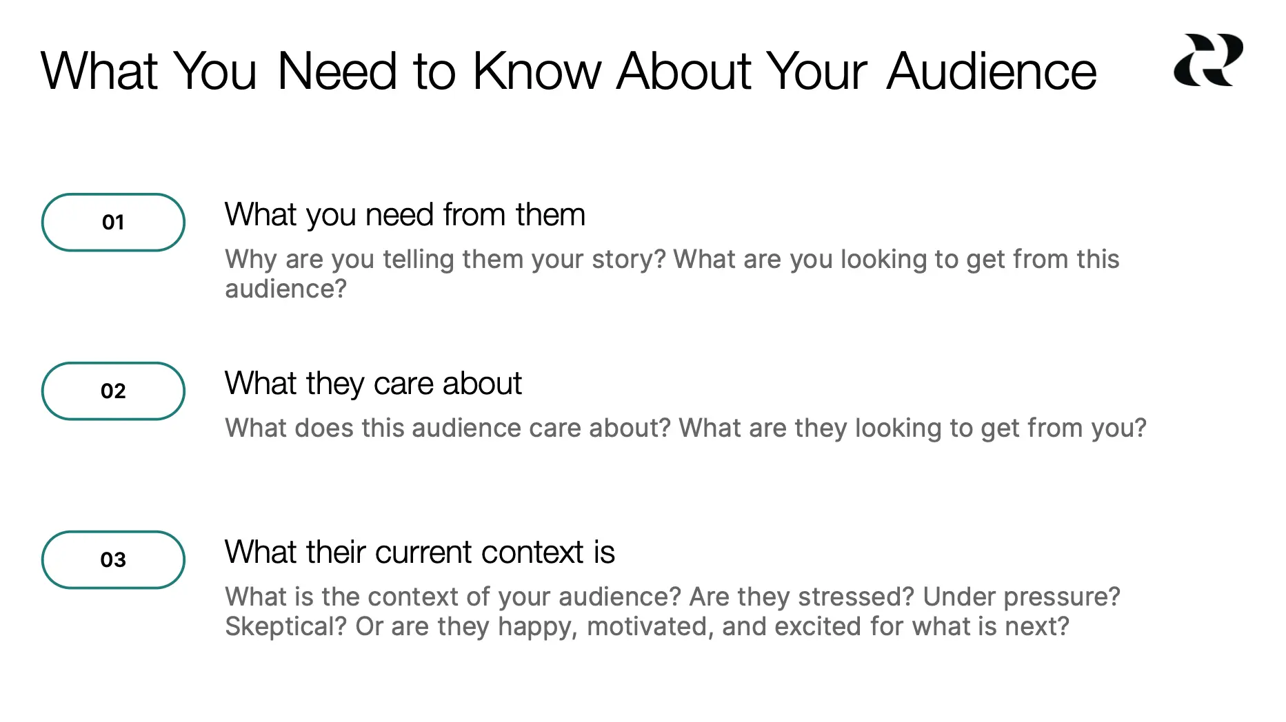 Understand Your Audience for Storytelling