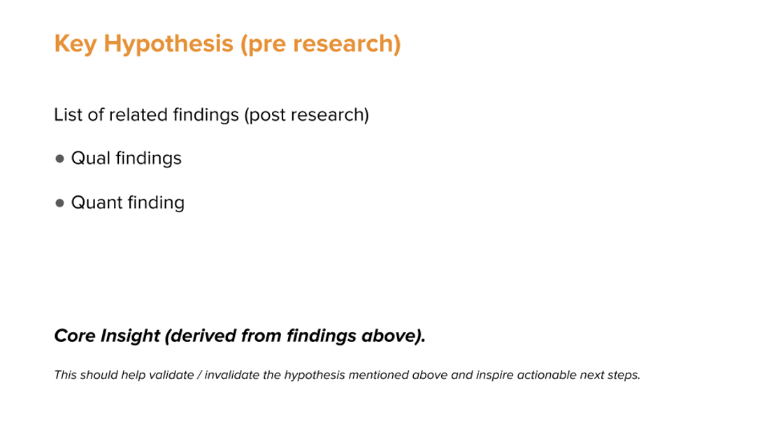 Hypothesis-based Research Framework for Scaling Startups by Kanika ...