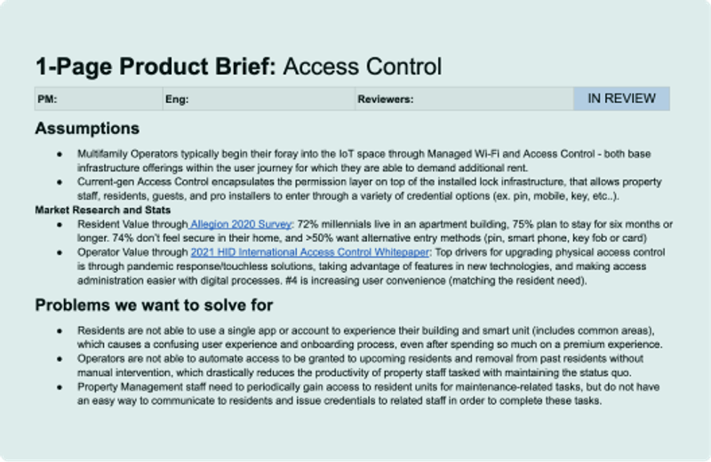 Project One Page Report at Multisoftware