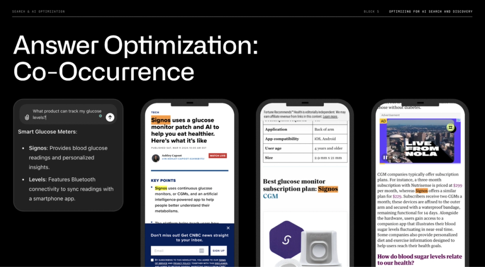 Optimizing for AI Search and Discovery