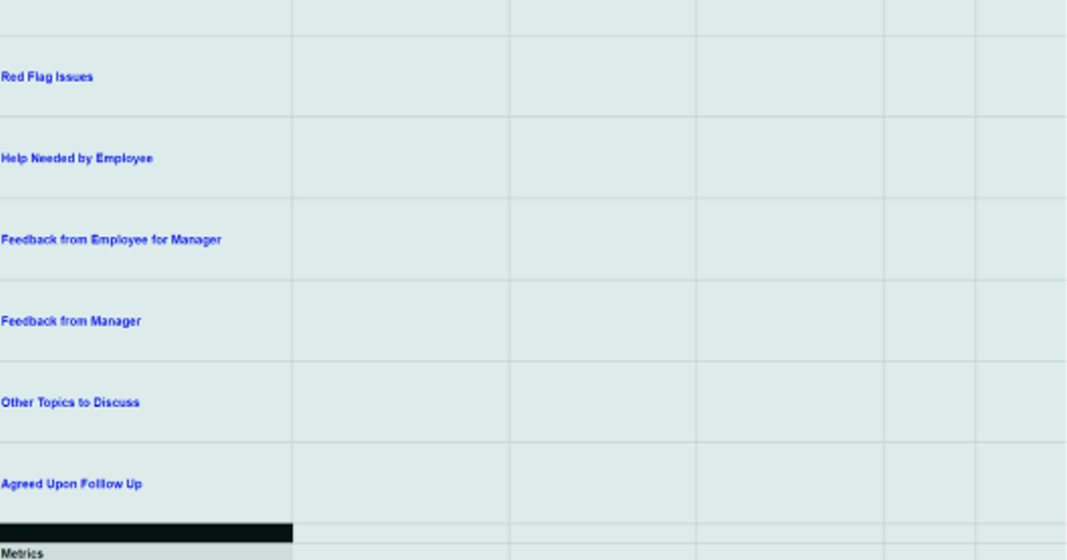 One-on-One Best Practices and Template by Crystal Proenza