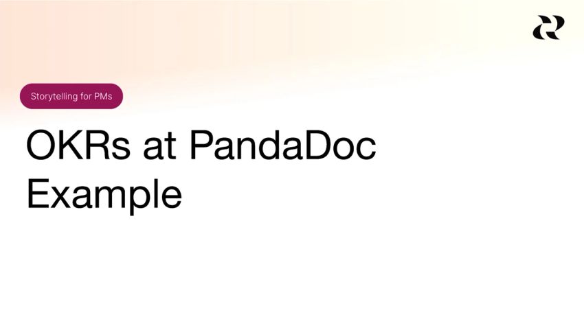 OKR story structure at PandaDoc