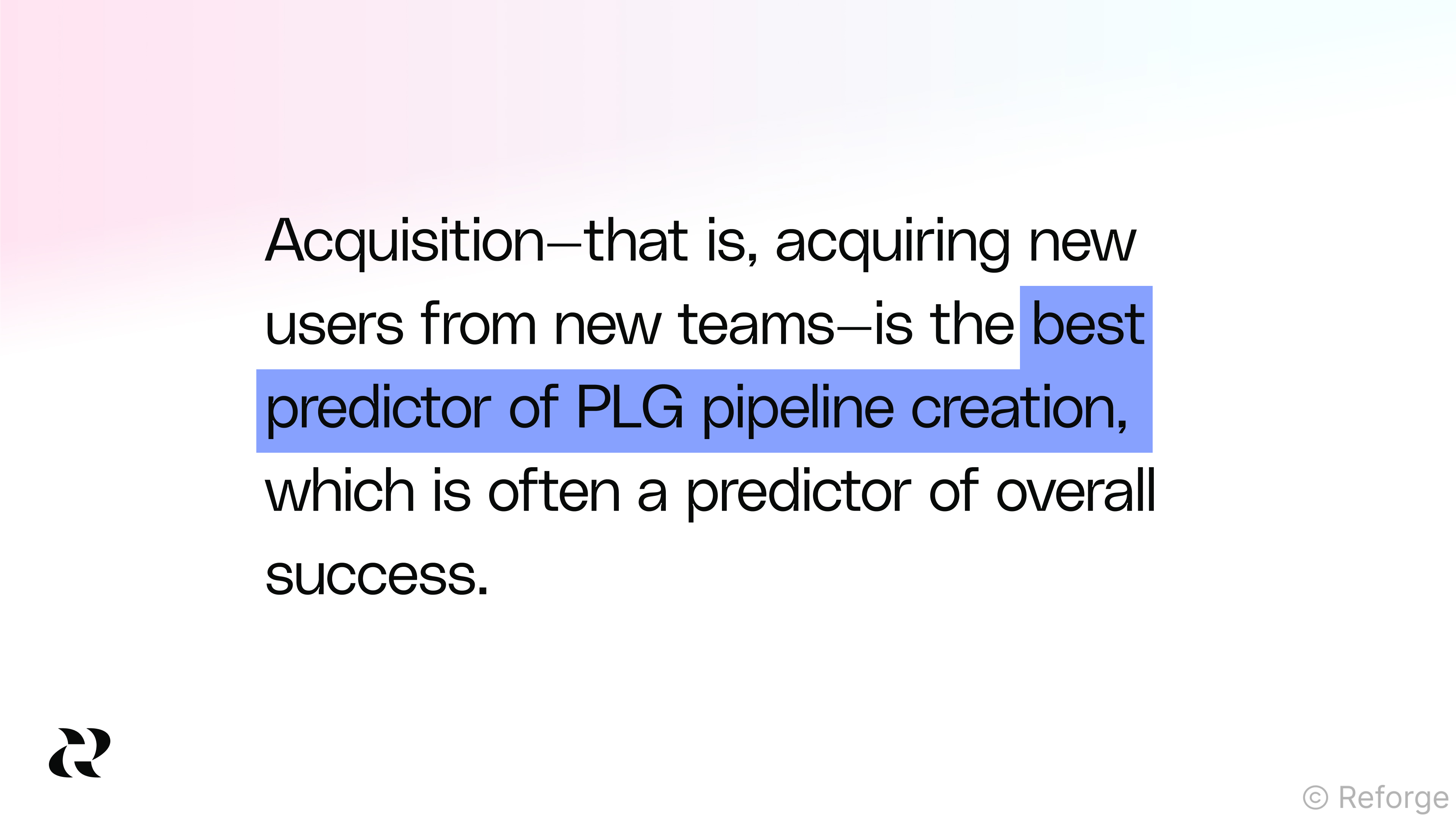 Build a PLG acquisition playbook