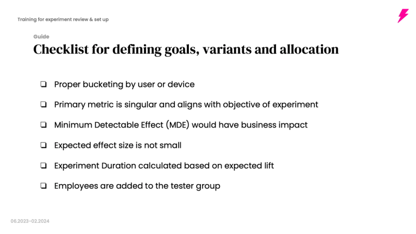 Amplitude experimentation training at Super.com