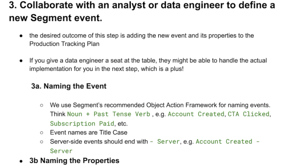 Tracking Plan Templates and Examples - Reforge