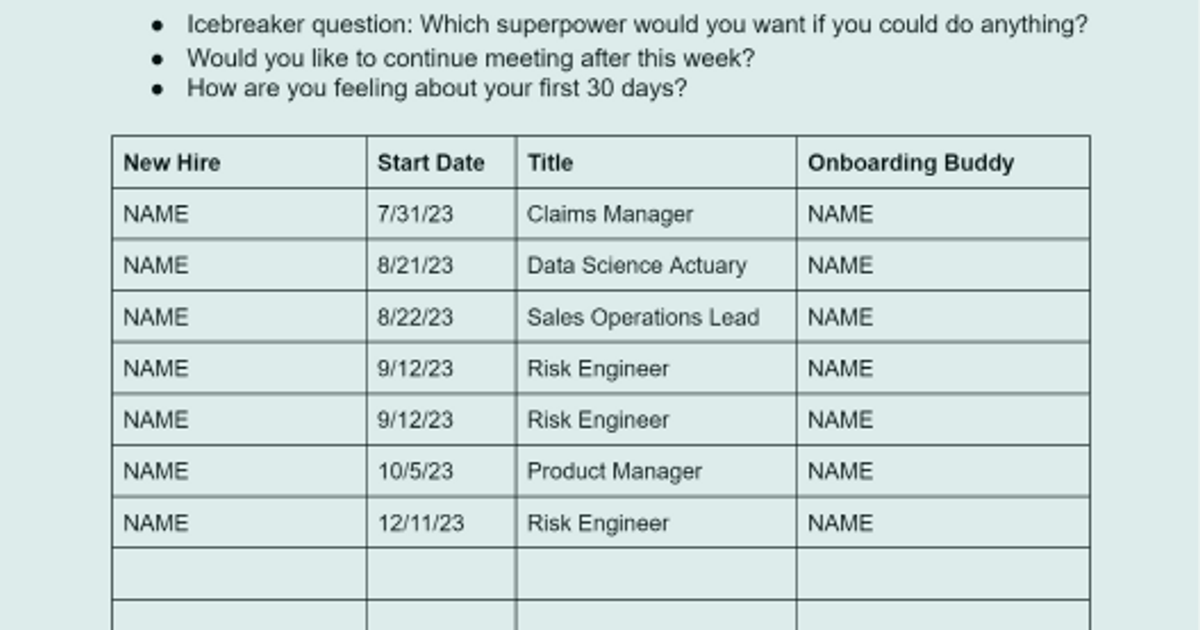 Onboarding Buddy Guide at Counterpart