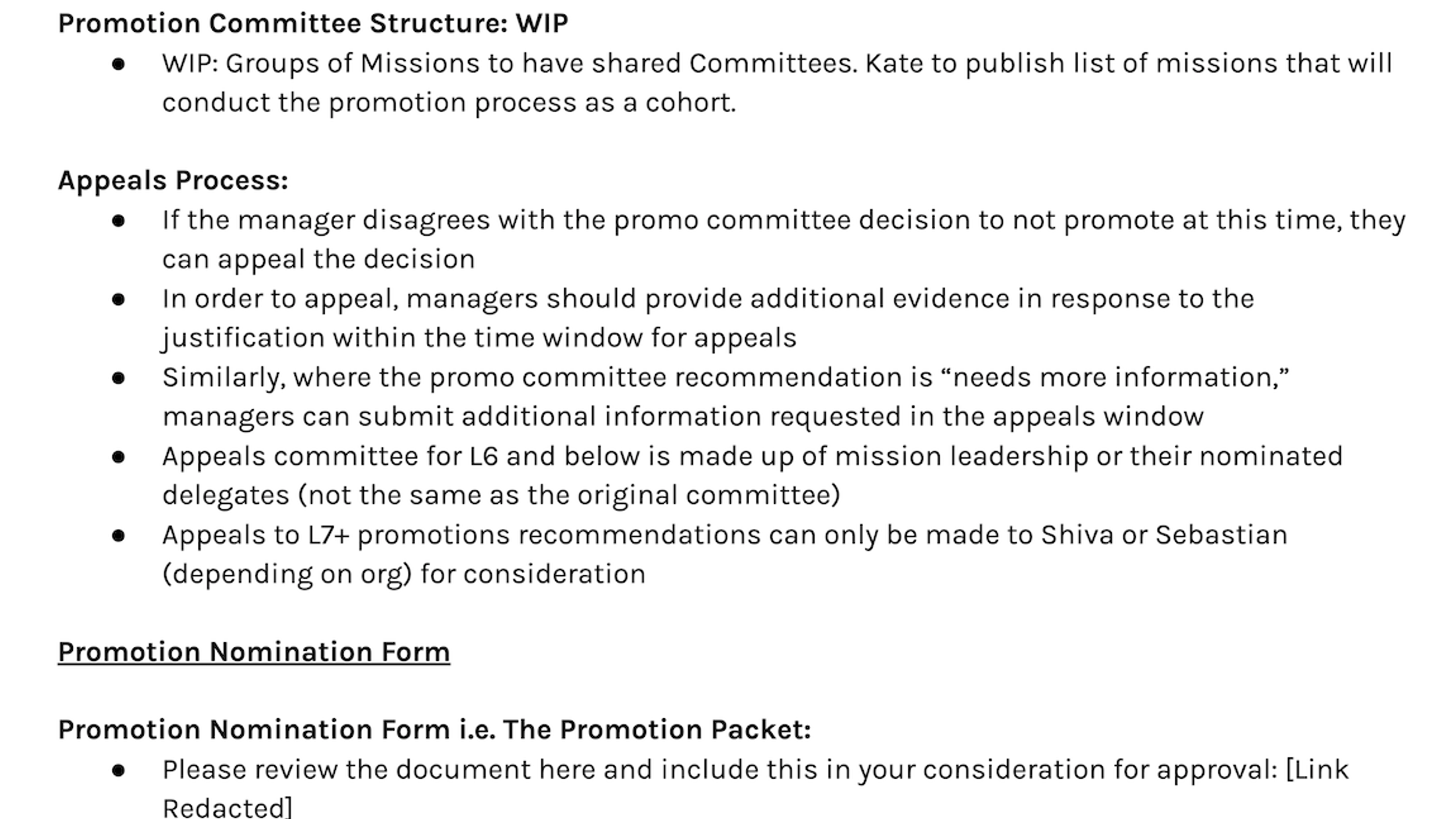 Promotion Process Templates and Examples - Reforge