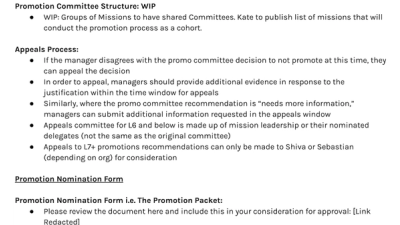Promotion Process Templates and Examples - Reforge