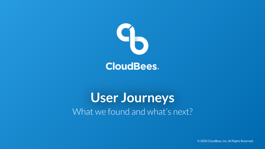 User Journey Presentation at CloudBees