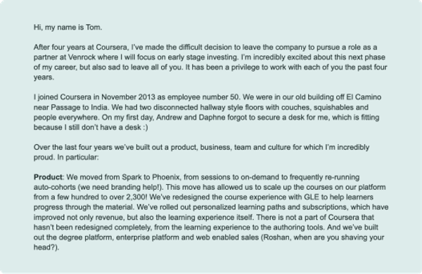 Company Update Templates and Examples - Reforge