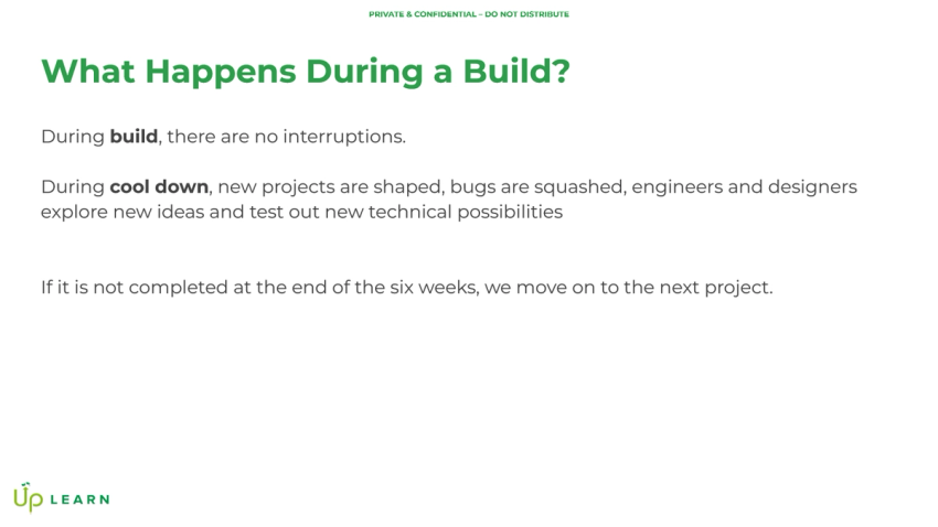 Adopting the Shape Up process at Up Learn