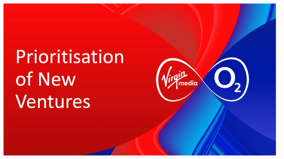 Prioritizing new ventures at Virgin Media O2