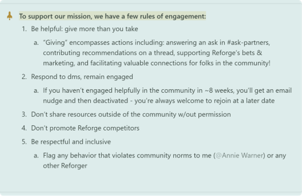 Annie Warner – Partnerships & Community at Reforge
