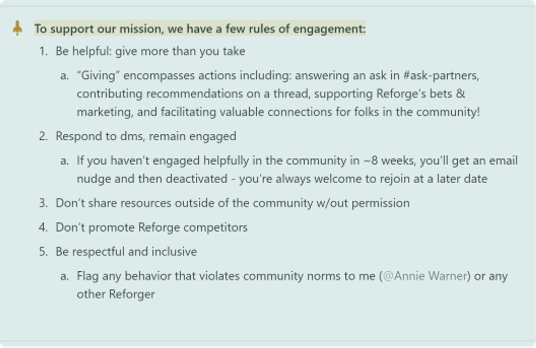 Community Guidelines Templates and Examples - Reforge