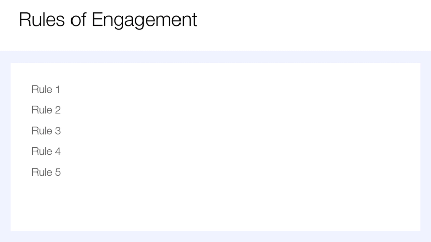 Product review template from Reforge