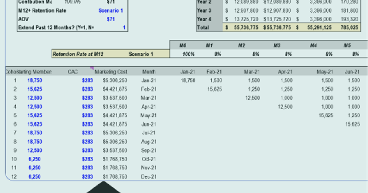 Customer acquisition strategy presentation at B2C app