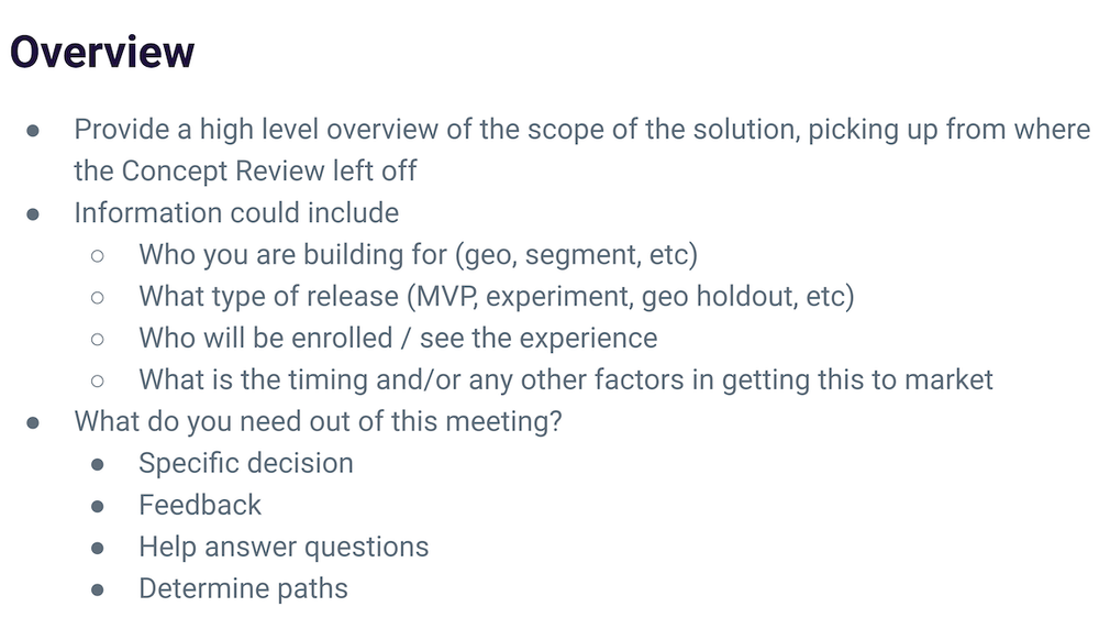 Results review presentation template from Eventbrite