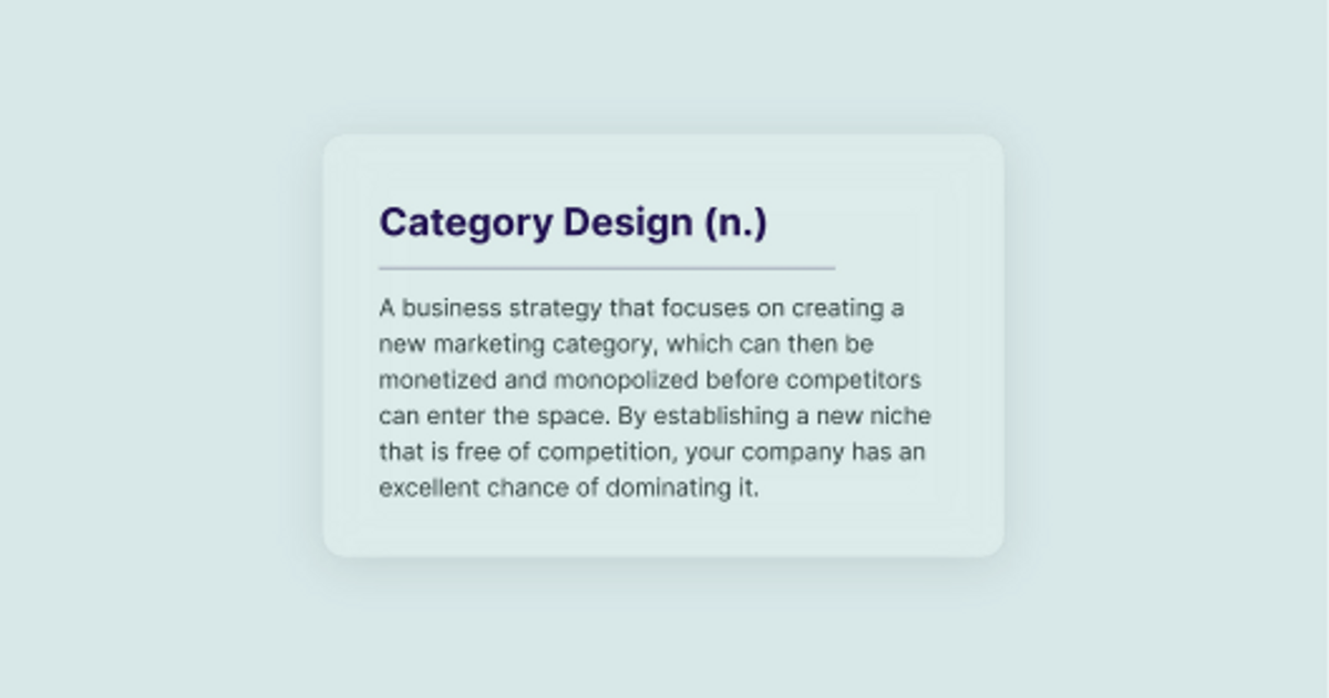 Category Design Deck at A.Team