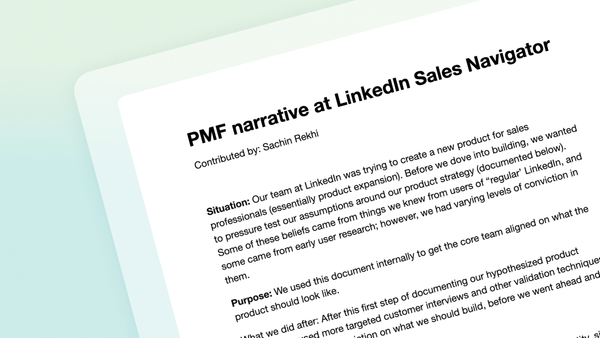 Product Market Fit Templates and Examples - Reforge