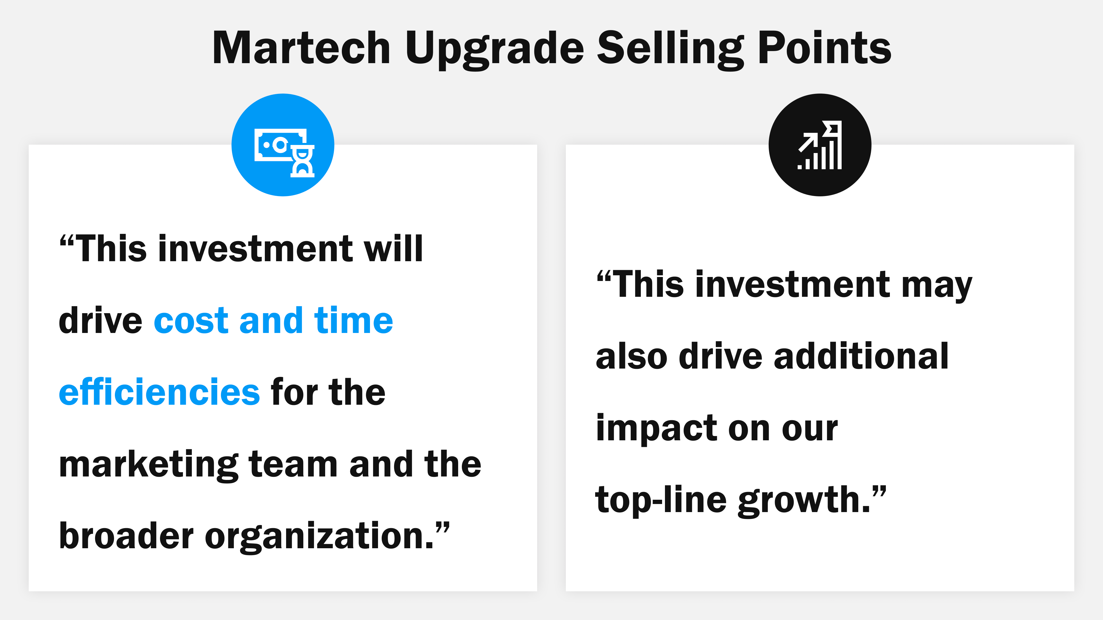 Make the case for marketing technology upgrades