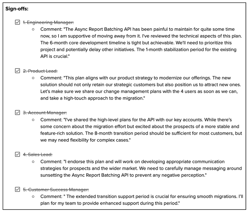 Situation, complication, question, answer framework at Stripe