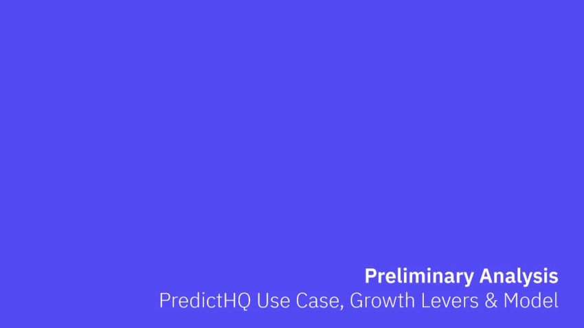 Director of PLG Interview Assignment at PredictHQ