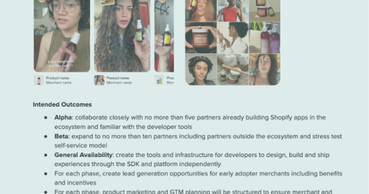 Shop Minis Mission Doc at Shopify