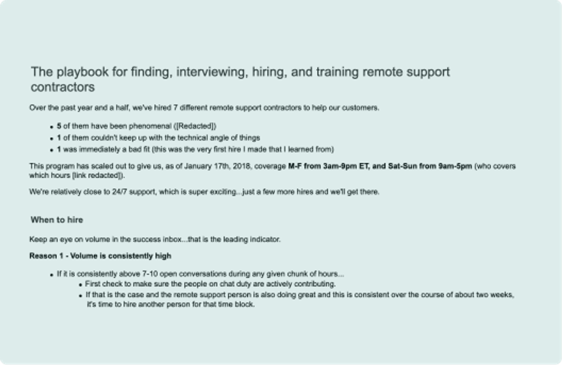 Customer Support Playbook Templates and Examples - Reforge