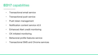 Notifications Platform 2017 2H Plan at Credit Karma