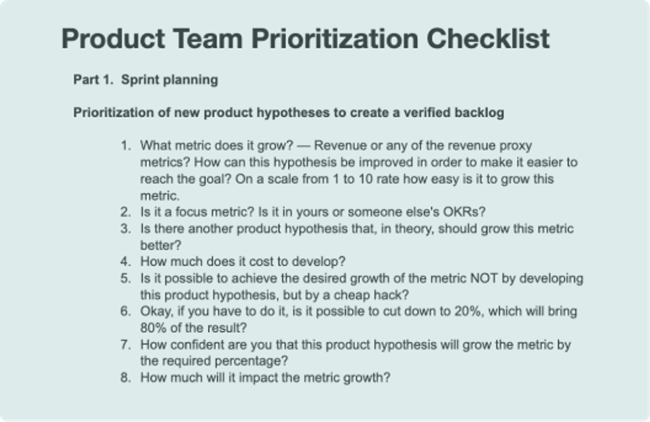 Product Backlog Templates and Examples - Reforge