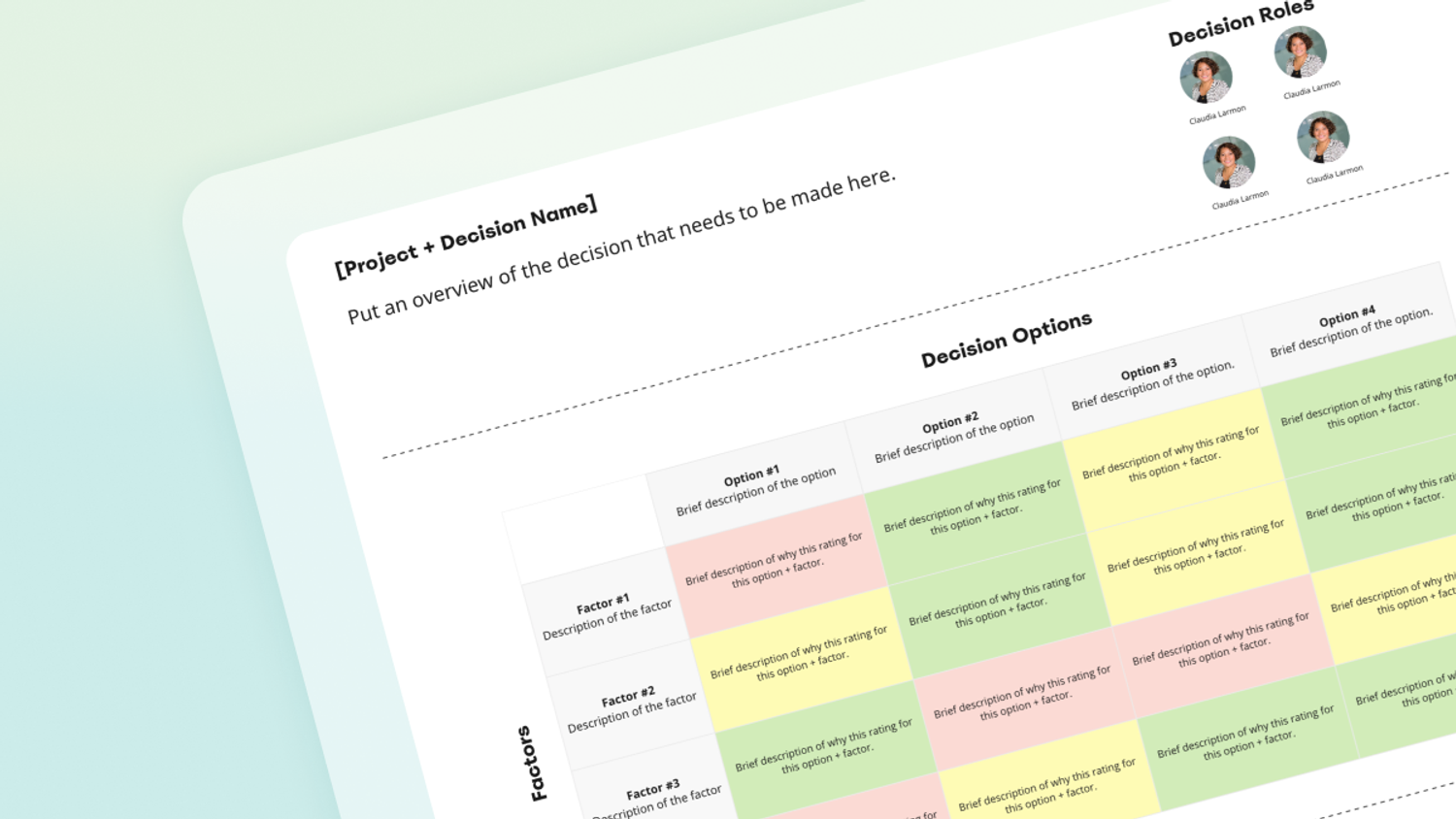 Frameworks Templates and Examples - Reforge