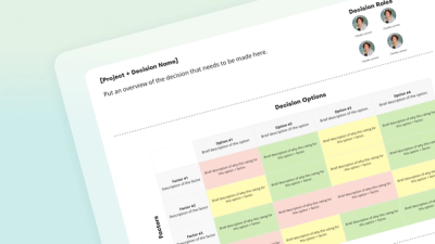 Frameworks Templates and Examples - Reforge