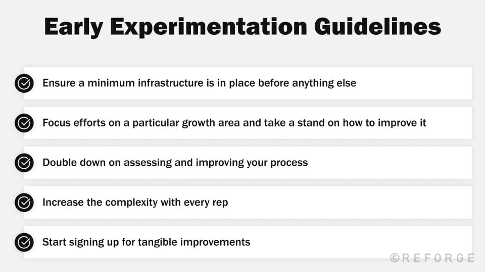 Manage an experimentation program