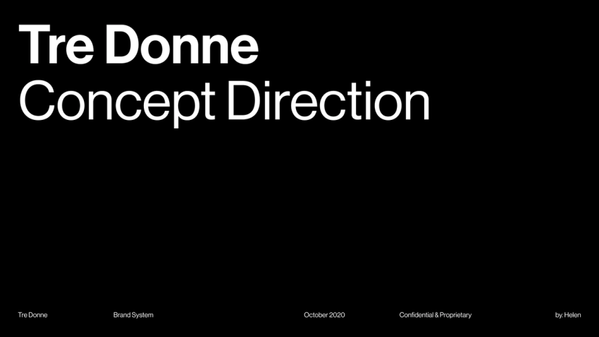 Brand Concept Direction at Helen