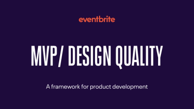 Guide to determine the first version of a new product or feature at Eventbrite