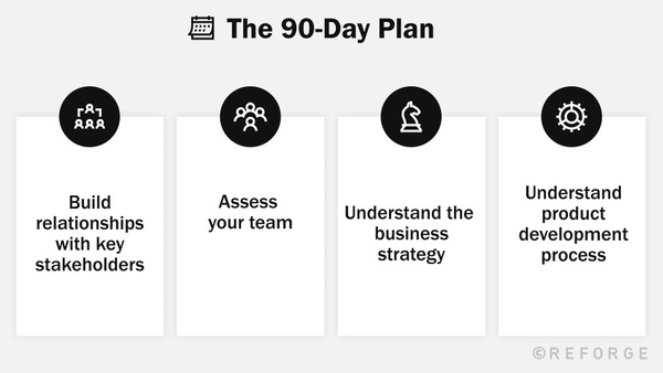 Plan the first 90 days in a new product leadership role