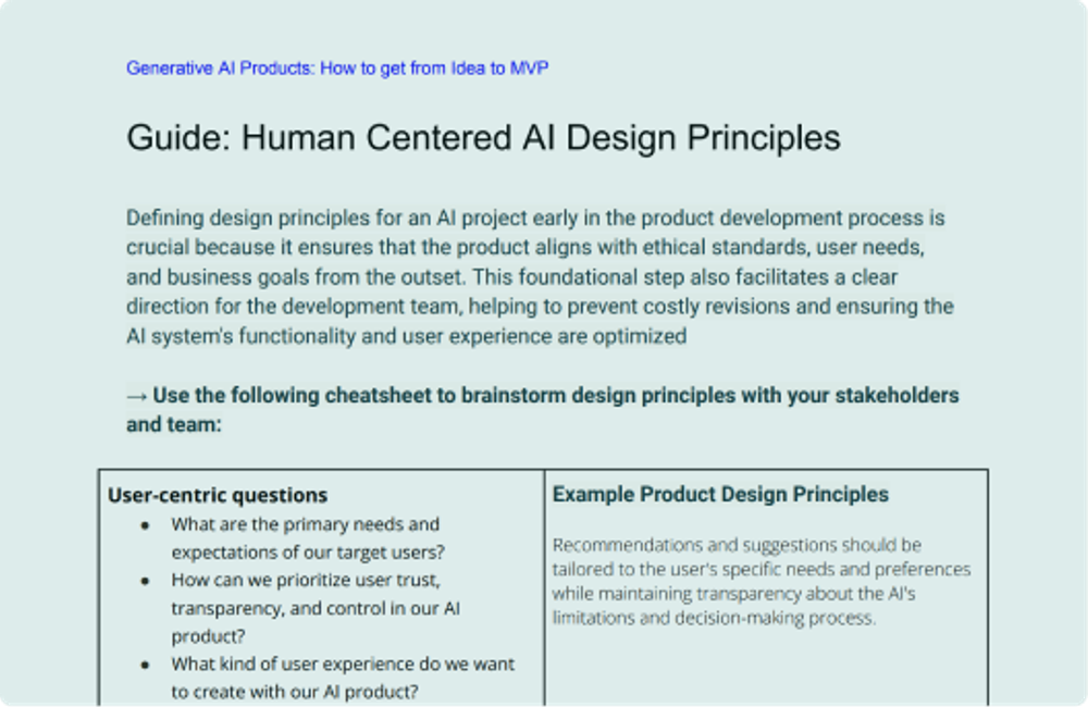 Foundations of human-centered AI design