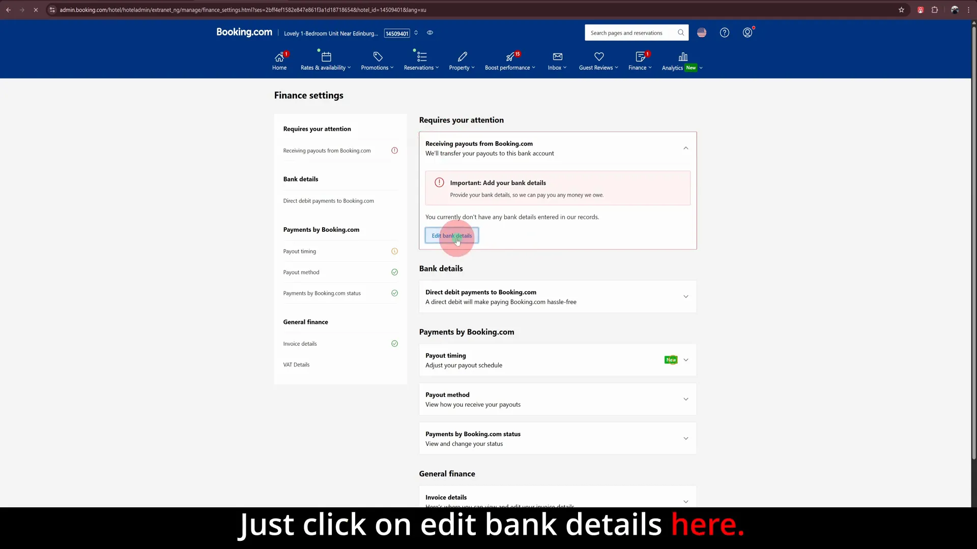 No-Nonsense Tips: How to Add Bank Details to Your Booking.com Host ...