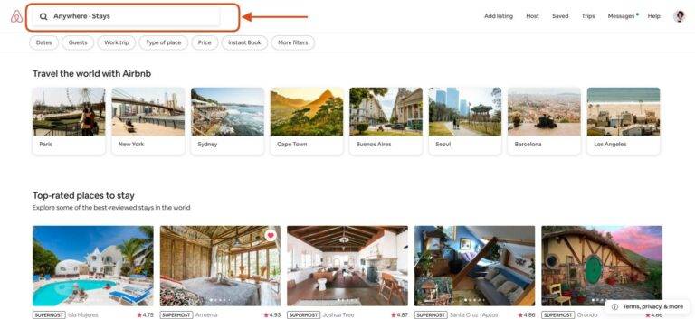 How To Search Homes by Airbnb Map View On Website And Phone | STR ...