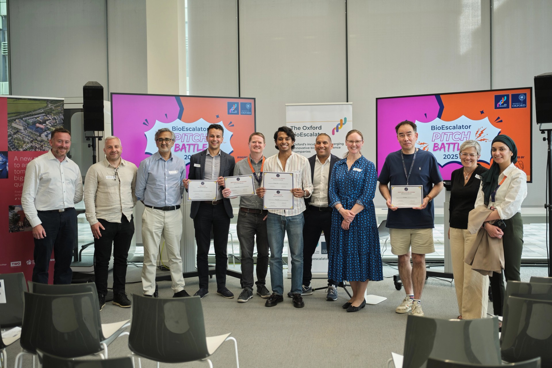 Congratulations to BioEscalator 2025 Pitch Battle winners | News ...